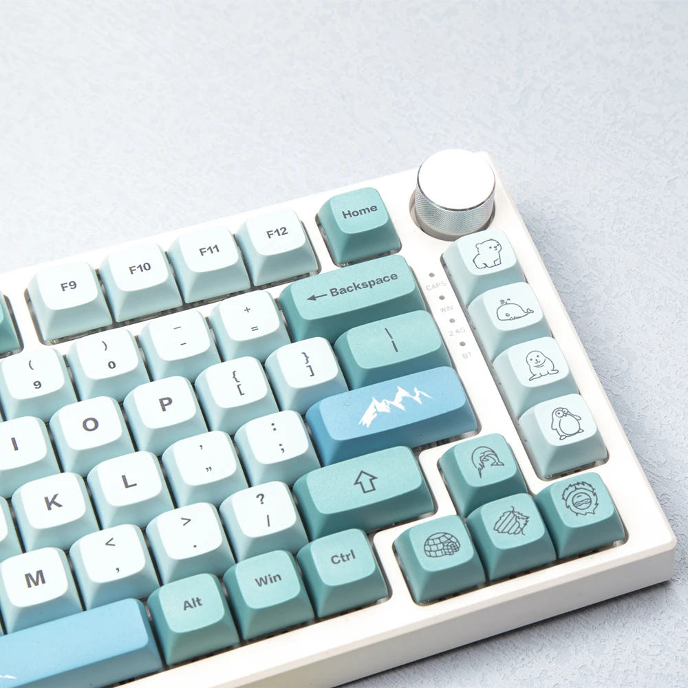 123-Keys-GMK-Cloned-Iceberg-XDA-Profile-PBT-Dye-Dye-Sublimation-Keycaps ...