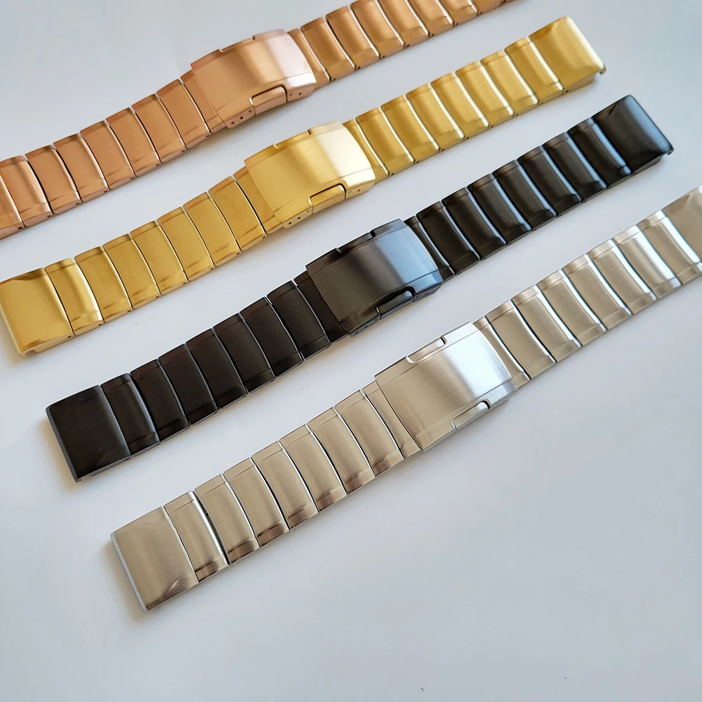 Correa de Metal para reloj Garmin Fenix 6, 6S, 6X, QuickFit, 20, 22 ...