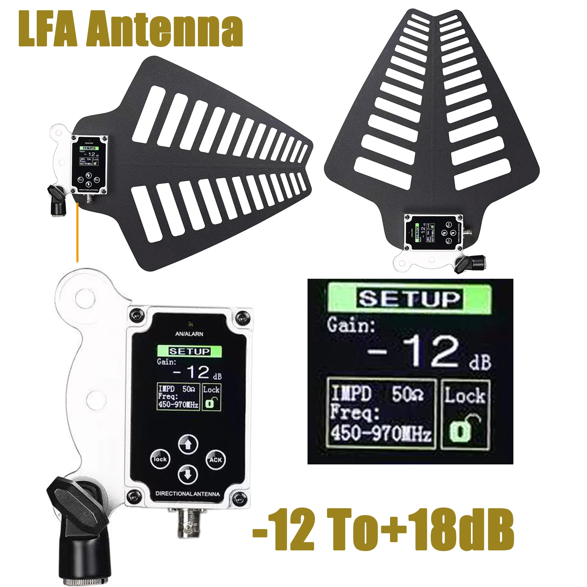 Leicozic-New-Active-Antenna-LFA-2Pcs-UHF-Antenna-Directional-Antena ...