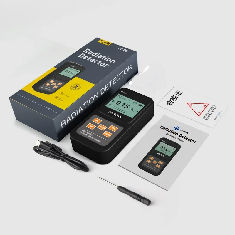 Fs-600 Usb Kézi Hordozható Nukleáris Sugárzás-Detektor Radioaktív Sugár ...