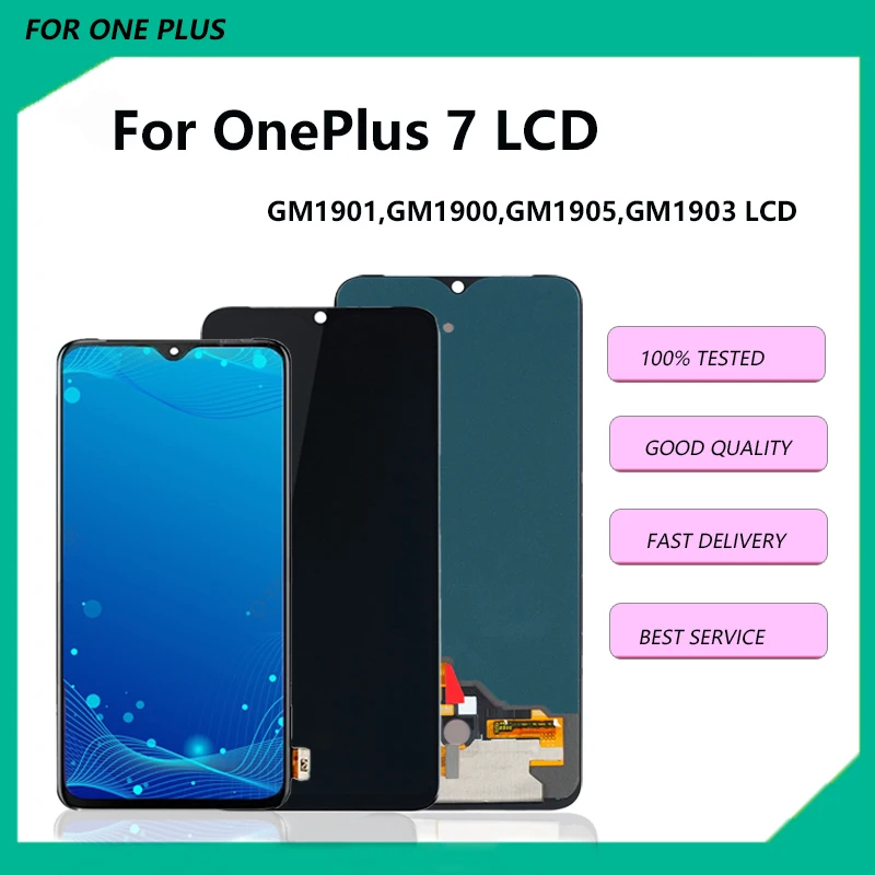 Original AMOLED For OnePlus 7 LCD Display Touch Screen Digitizer ...