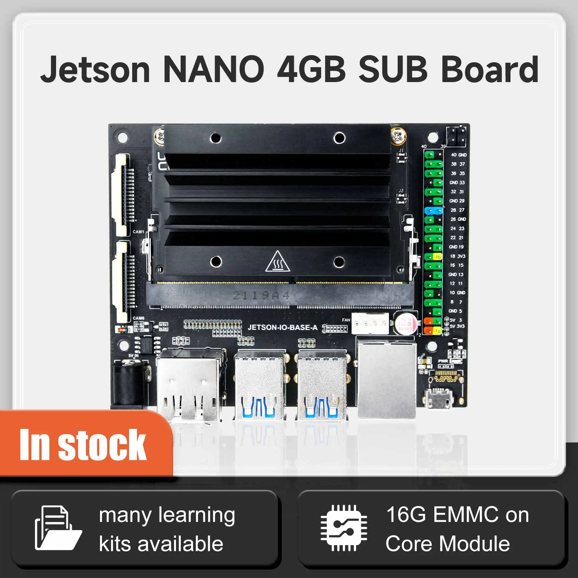 New-Jetson-Nano-4GB-Developer-Kit-Jetson-NANO-4GB-SUB-Board-Deep ...