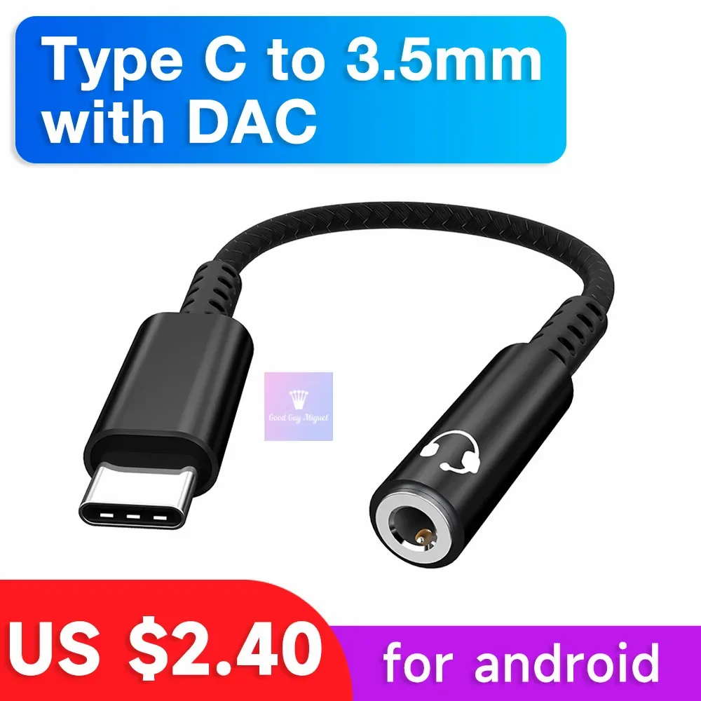 Hi-Res-HiFi-Type-C-to-3-5mm-Jack-Audio-DAC-Adapter-Dongle-Converter ...