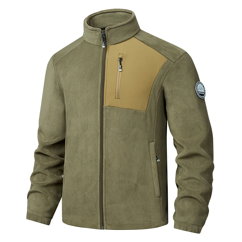 Unisex Outdoor Fleece Jacket Men Autumn Winter Sports Jacket Warm Slim ...