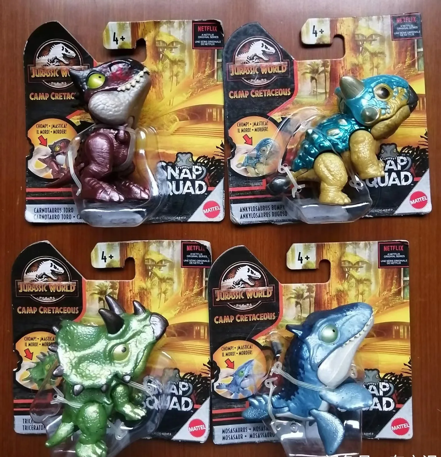 Juguete de dinosaurio original de Jurassic World Baryonyx Ceratosaurus ...