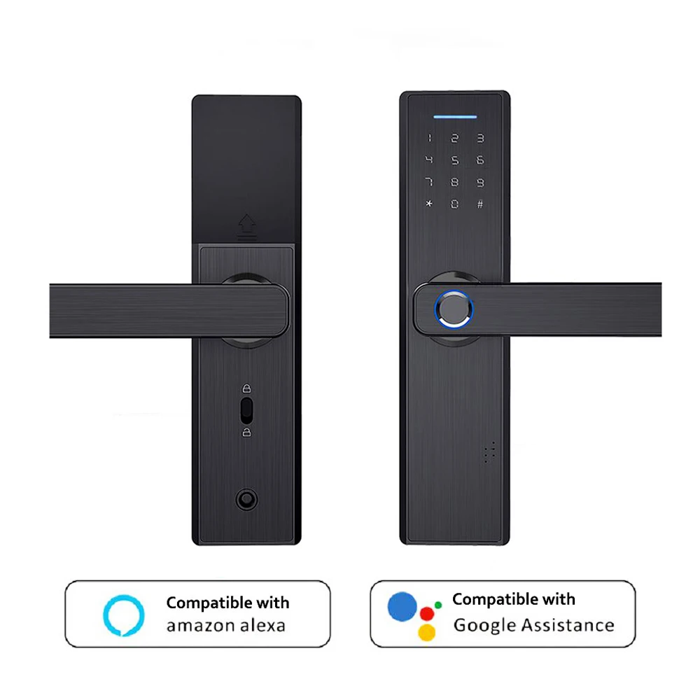 Electronic-WiFi-APP-Password-Door-Lock-Intelligent-Biometric ...