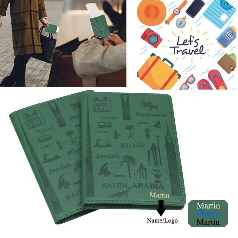 Personalized-Engraved-Name-Saudi-Arabia-Passport-Cover-Slim-Travel ...