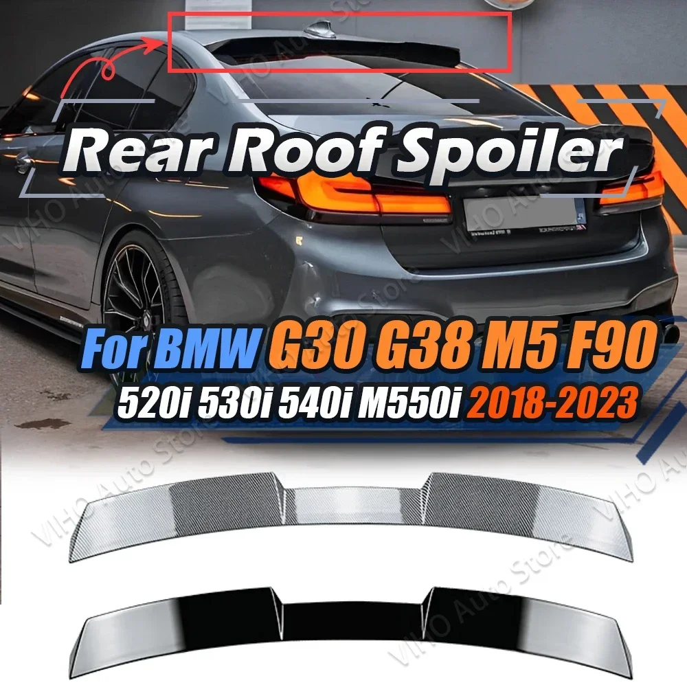 Car-Rear-Trunk-Roof-Spoiler-Wing-Flaps-For-BMW-G30-G38-M5-F90-520i-530i ...