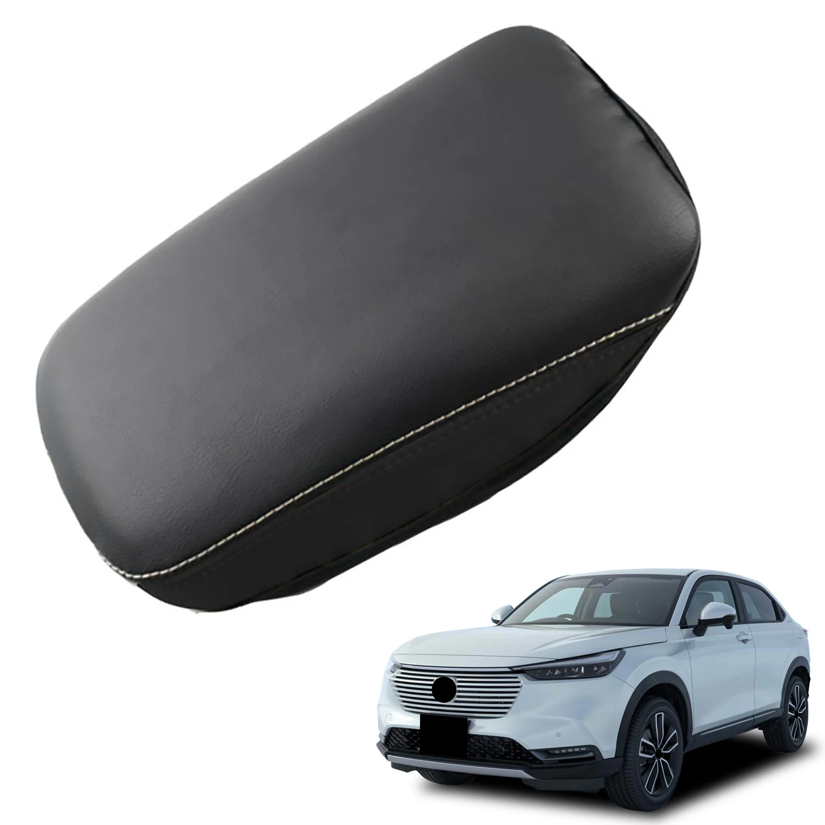 Car-Center-Console-Lid-Armrest-Box-Leather-Protective-Cover-Cushion-Pad ...