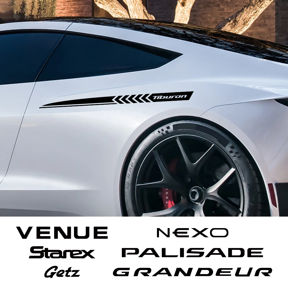 Hyundai Tiburon Decals Wheels Cover