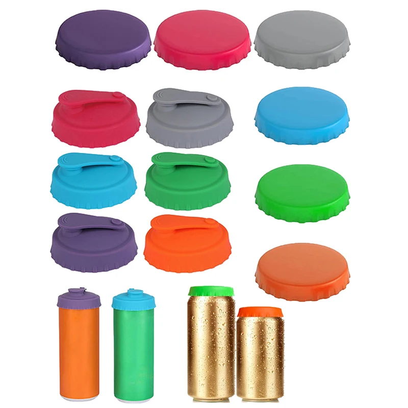 Silicone-Coke-Bottle-Caps-Soda-Caps-Food-Grade-Leak-Proof-Sealing-Caps ...