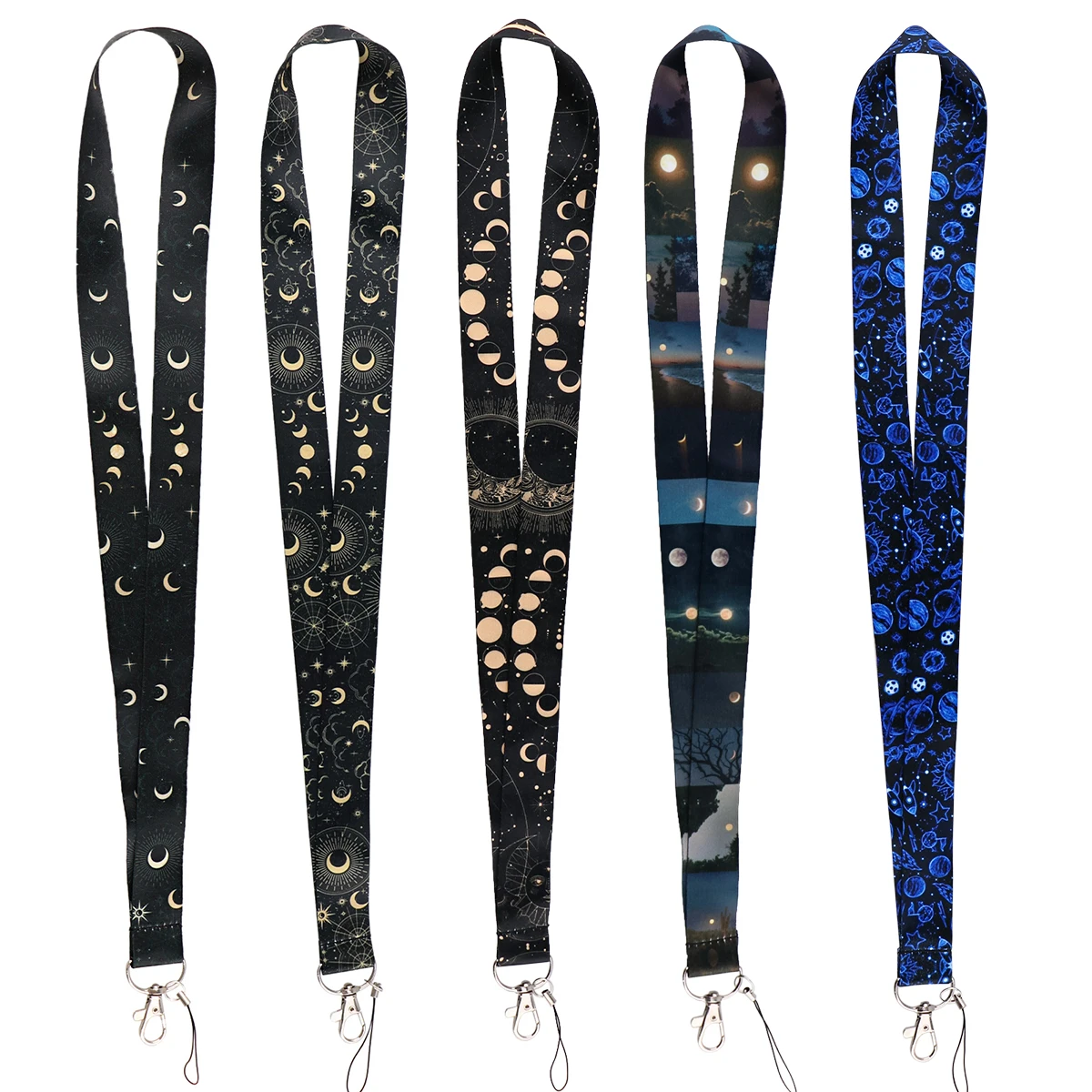 FI12-Moon-Series-Rope-Strap-Keychain-Neck-Lanyard-For-Students-Keys ...