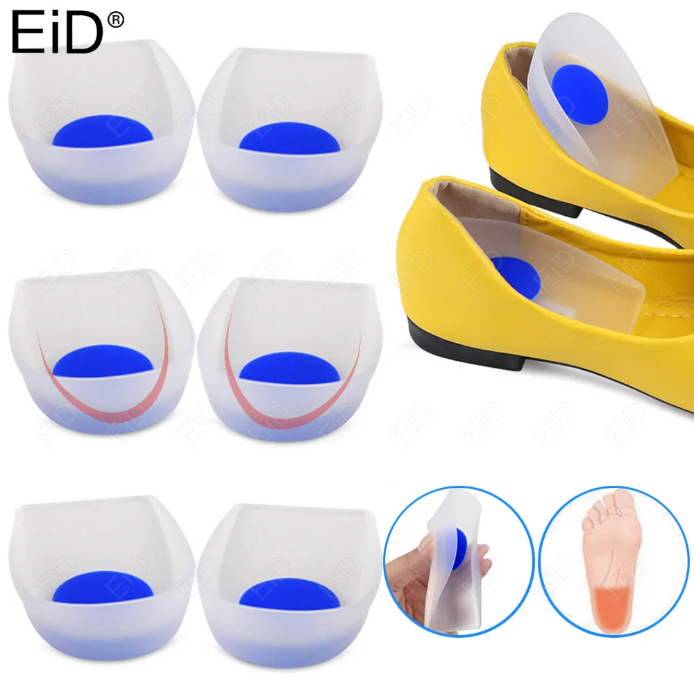 Premium-Silicone-Gel-Insoles-Heel-Cushion-Soles-Relieve-Foot-Pain ...