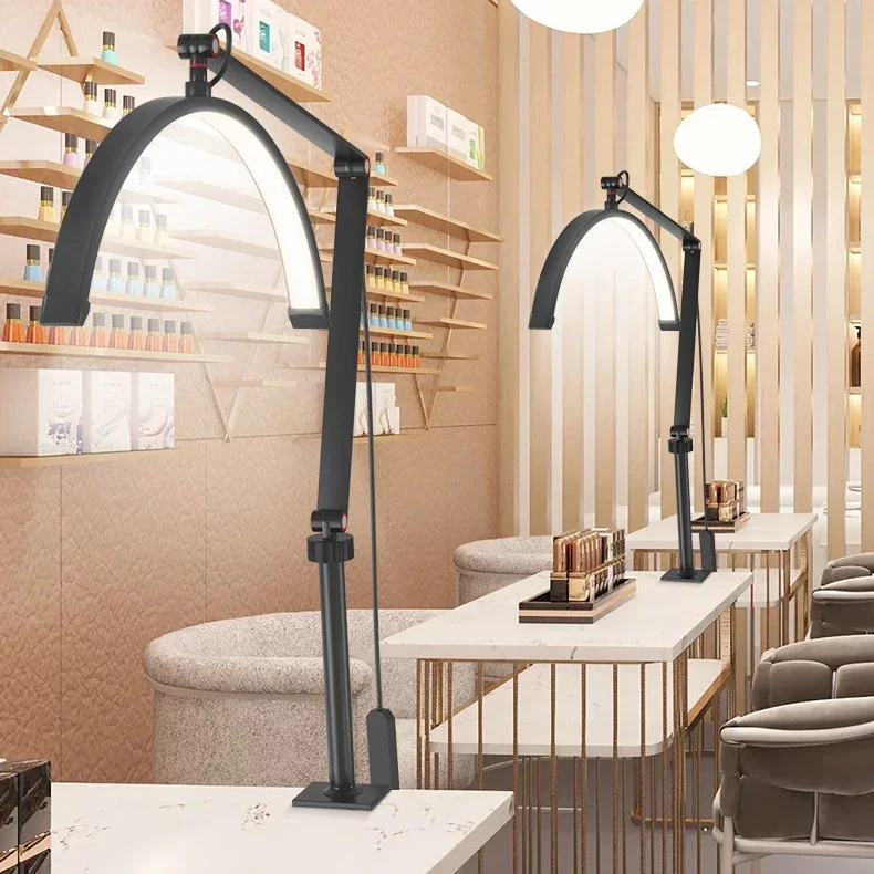 16-INCH-LED-Half-Moon-Lash-Light-Temperature-20W-3000K-6000K-LED-Ring ...