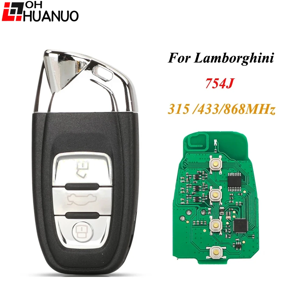 Keyless-Go-754J-3-Buttons-Full-Smart-Remote-Car-Key-for-Lamborghini-315 ...