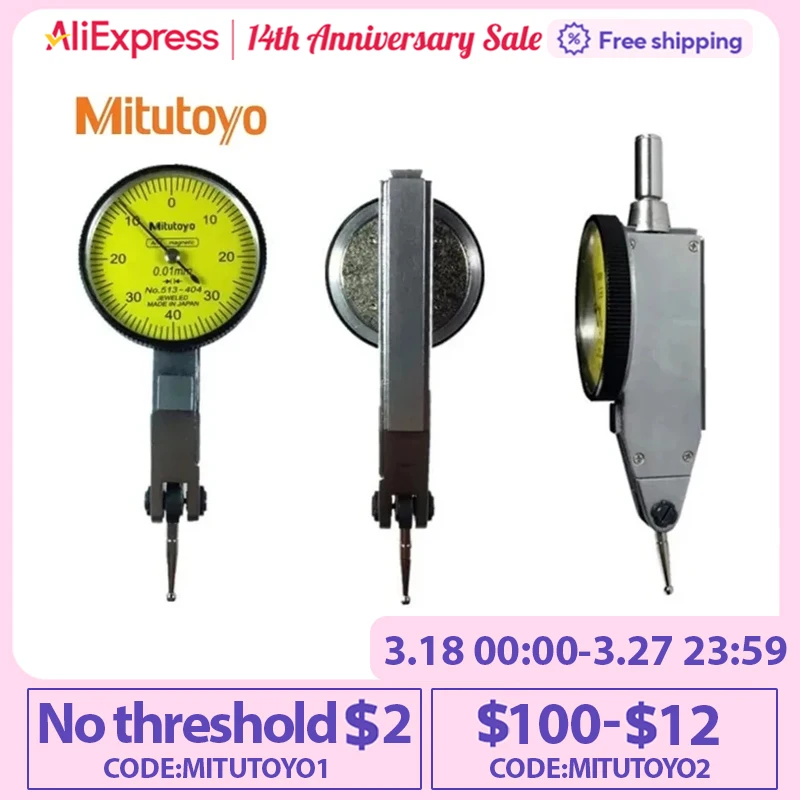 Mitutoyo-Dial-Indicator-513-404-Analog-Lever-Dial-Gauge-Accuracy-0-01 ...
