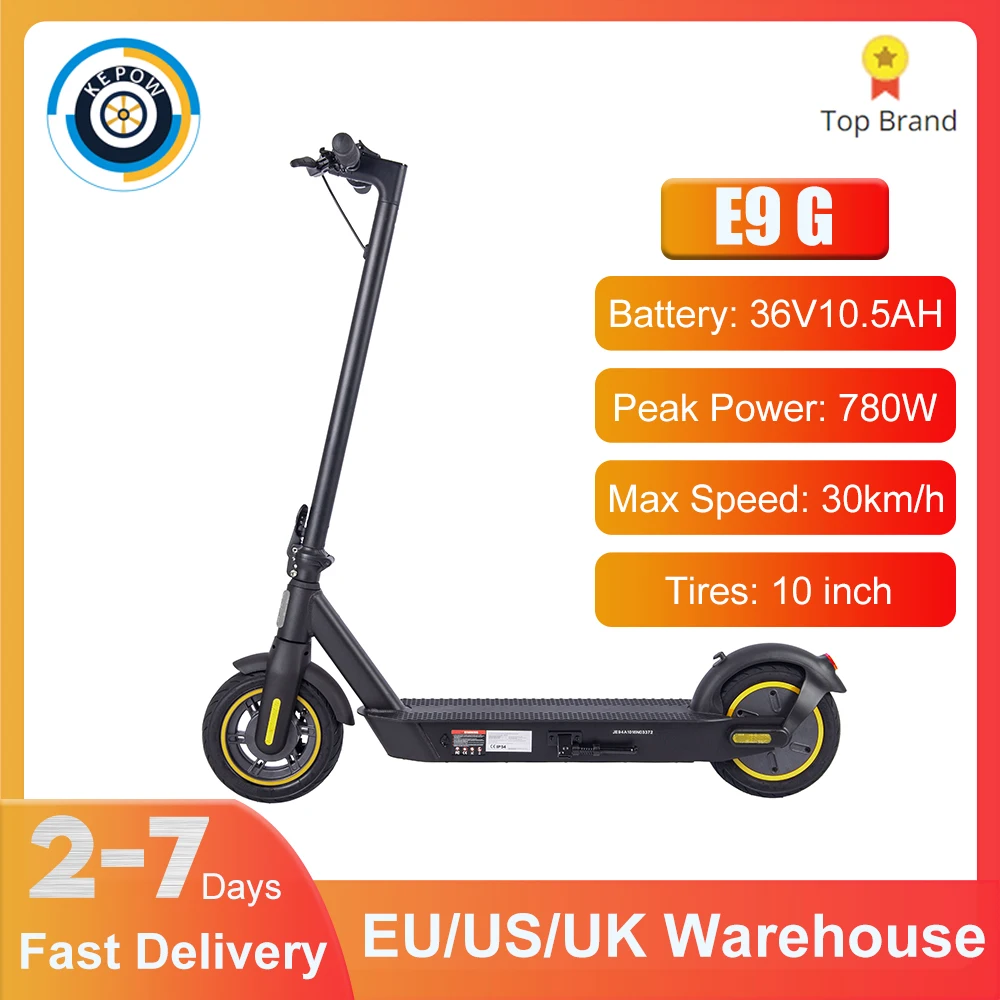 Kepow E9G Peak Power 780W Electric Scooter 10Ah Foldable Skateboard ...