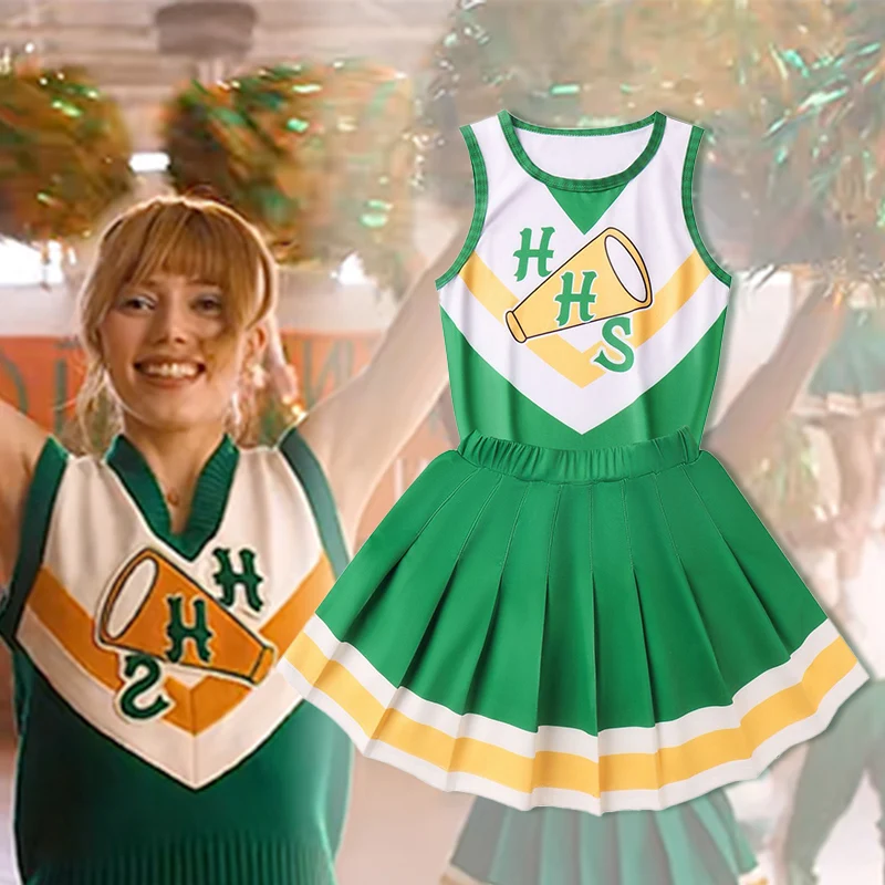 Stranger Things 4 Cosplay Cheerleader Costume For Kid Girl Hellfire ...