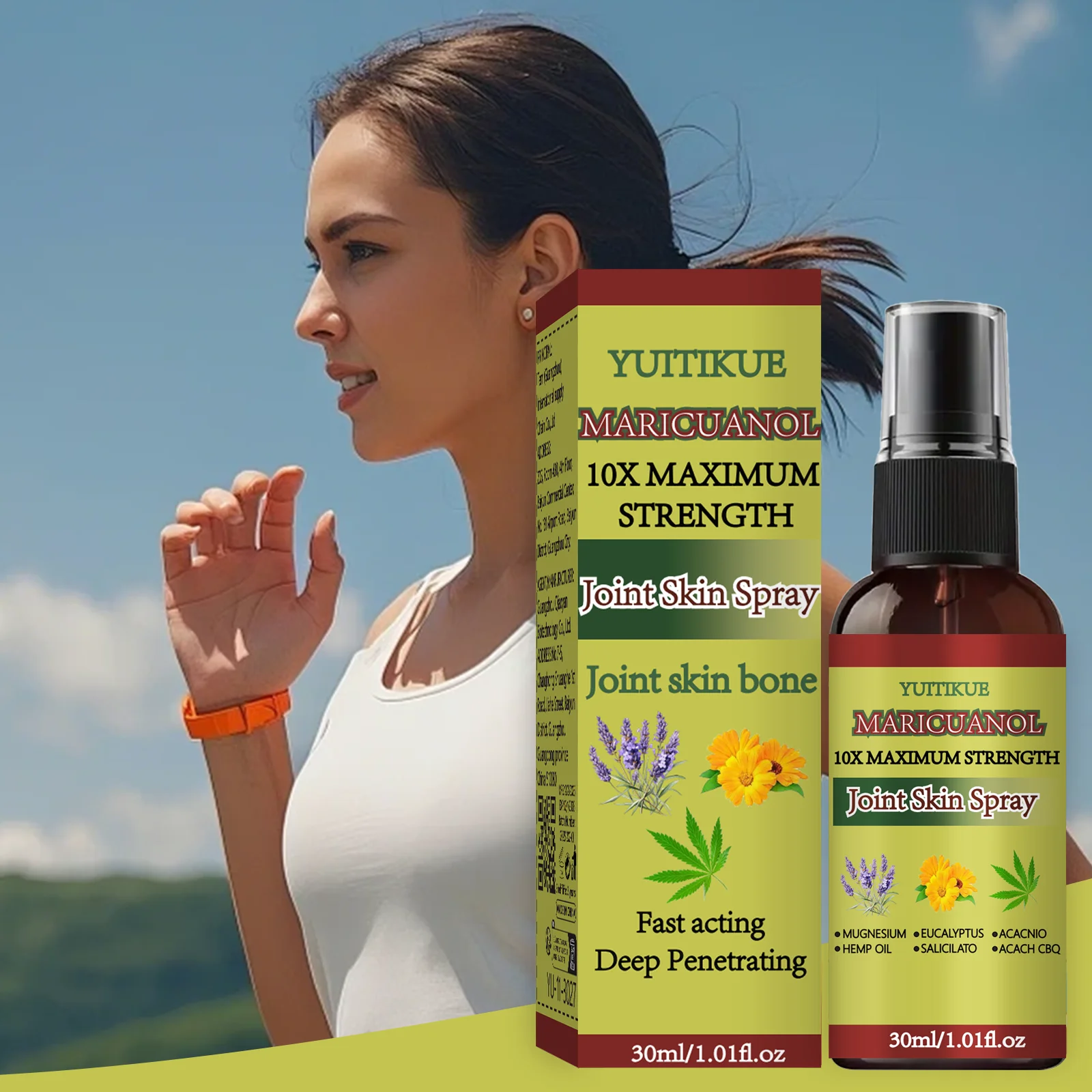 Spray serum for joint skin, fast-acting repair, deep penetration into ...