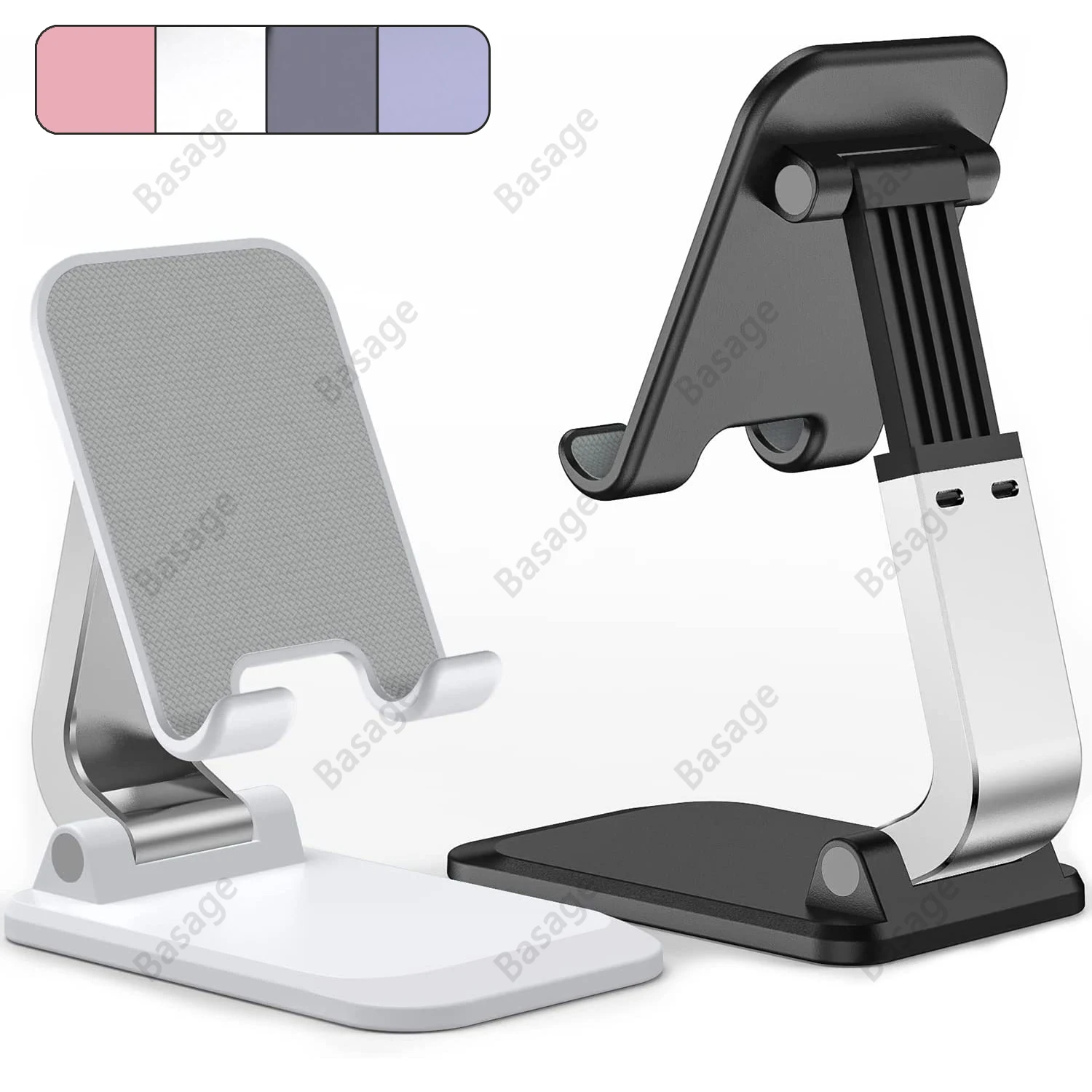 Cell-Phone-Stand-for-Desk-Foldable-Phone-Holder-Height-Angle-Adjustable ...