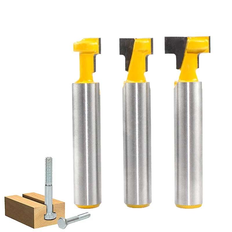 8mm haste t slot cortador roteador bit conjunto buraco chave bits hex ...