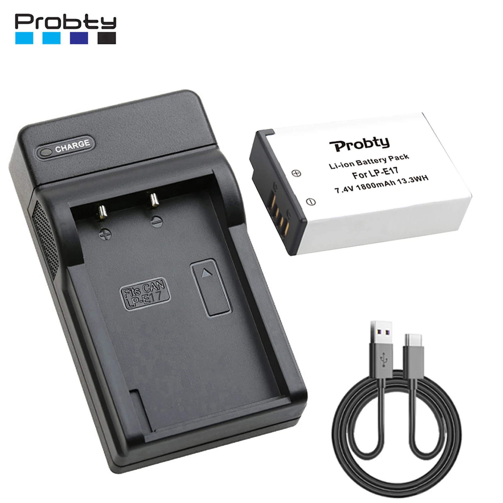 1800mAh LPE17 LP E17 LP-E17 Battery + LED Charger for Canon EOS 200D M3 ...
