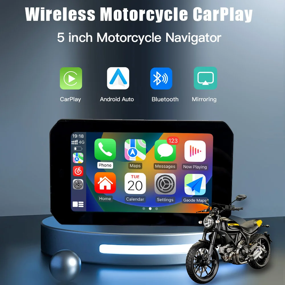 5-Inch-Portable-Navigation-Motorcycle-GPS-Waterproof-CarPlay-Display ...