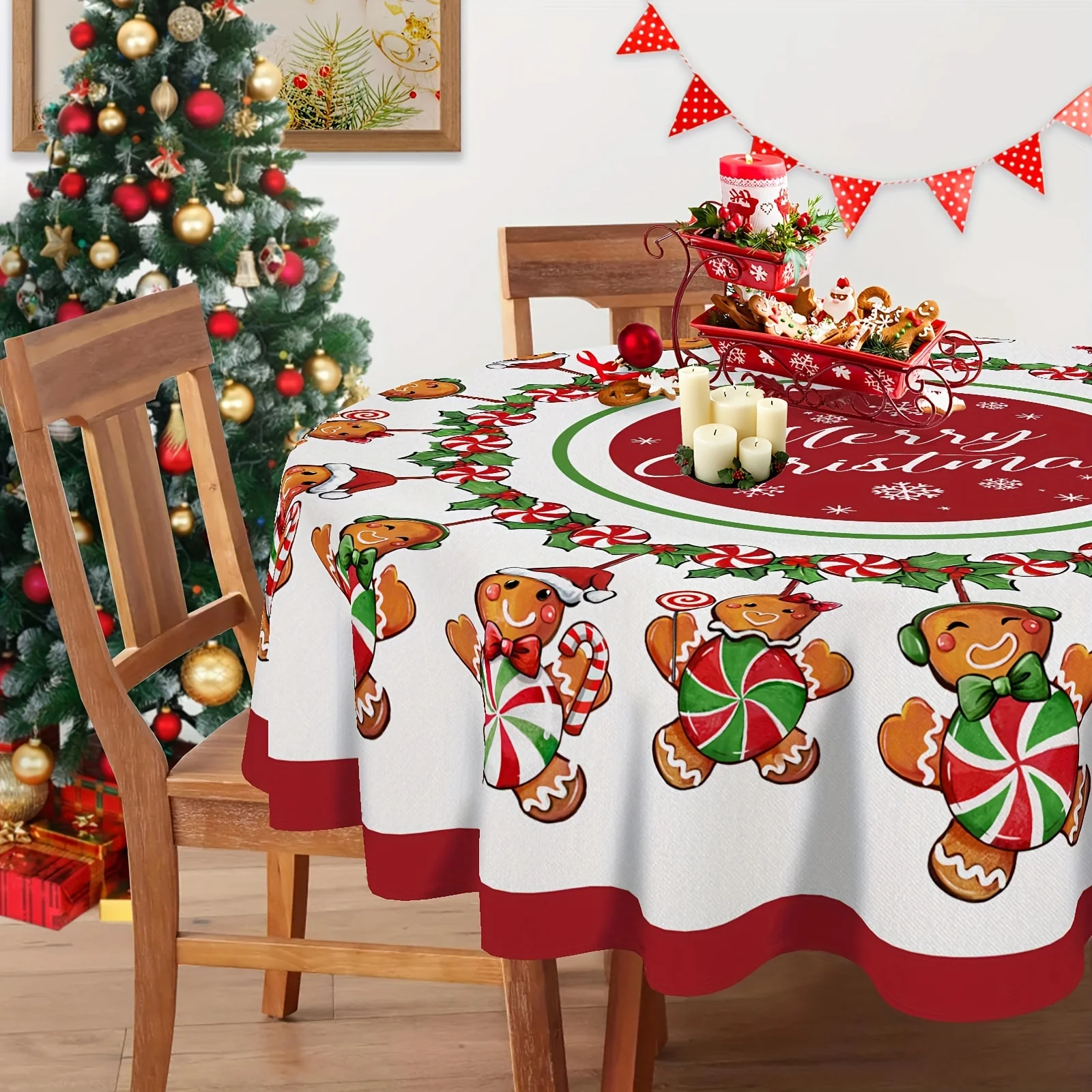 1pc-Merry-Christmas-tablecloth-gingerbread-man-candy-pattern-tablecloth ...