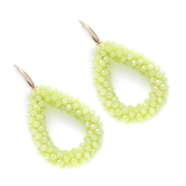 Inkdew Lente Kleuren Water Druppel Oorbellen C Type Oorbellen Voor ...