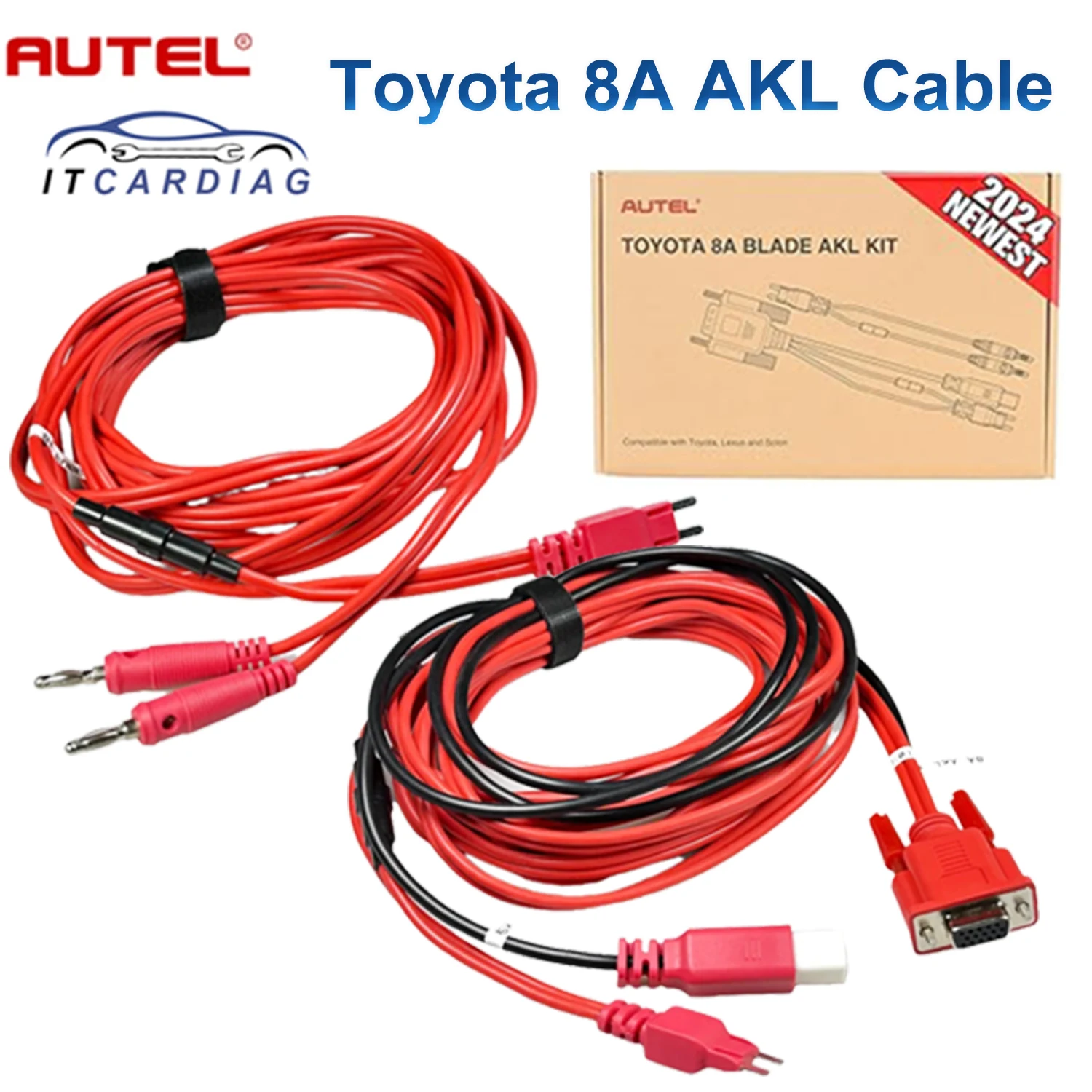 Autel-Cable-AKL-para-Toyota-8A-llave-no-inteligente-adaptador-para ...