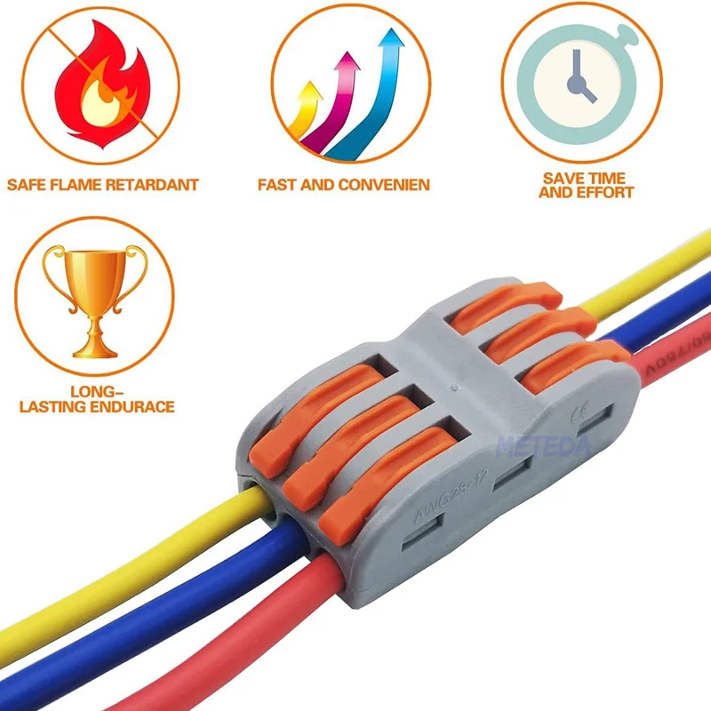 1-10-piece-wire-compact-connector-Lever-connector-Nut-suitable-for-any ...