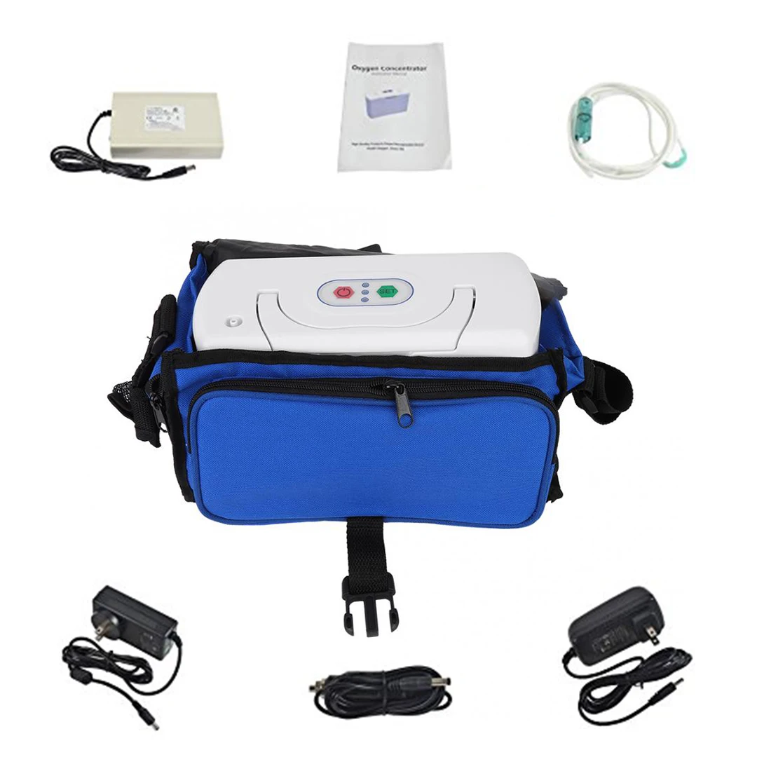 110-220V-3L-mini-Portable-Oxygen-Concentrator-with-Battery-for-Home ...