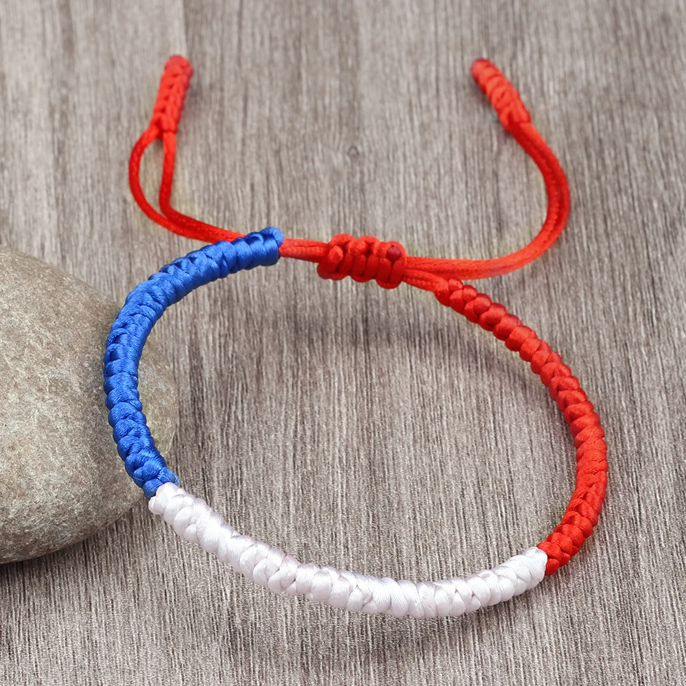 France-Chile-Netherland-Flag-String-Bracelet-Women-Coulorful-Rope ...