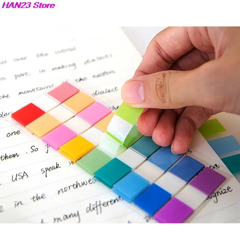 140/180sheet Transparent Sticky Notes Page Markers Book Tabs Index ...