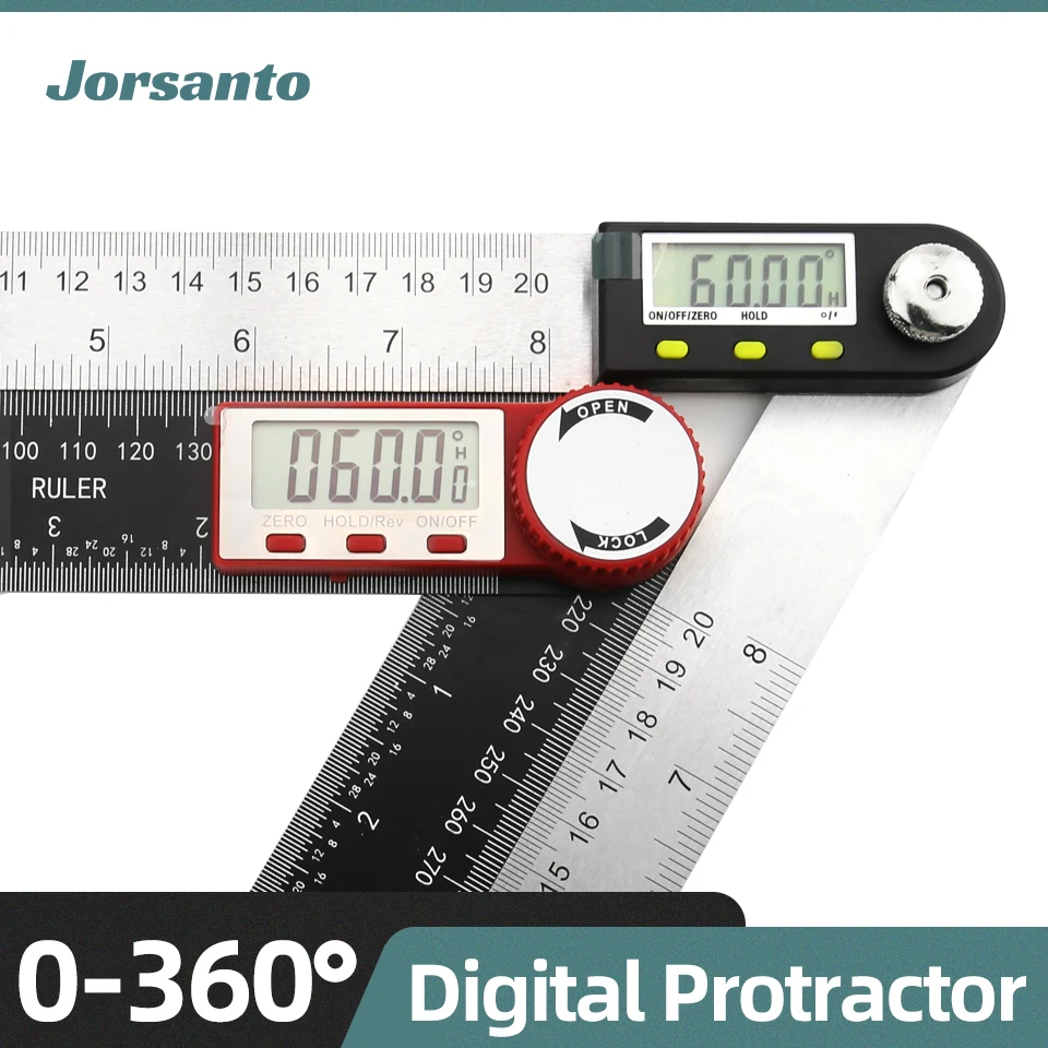 Electronic-Digital-Display-Angle-Ruler-360-Degree-Woodworking-Measuring ...