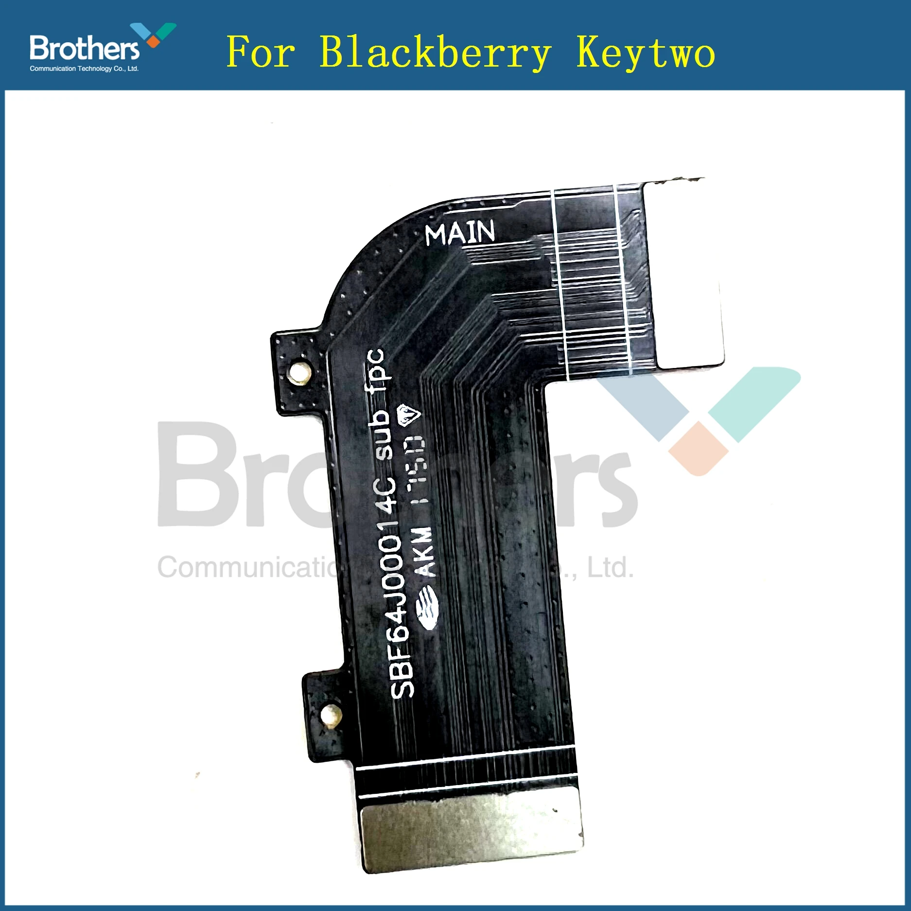 LCD With Motherboard For BlackBerry KEYtwo KEY2 Keyboard Connector Flex ...