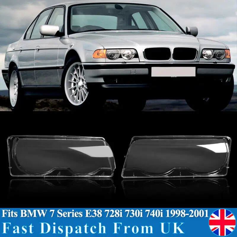 Front Lamp Cover For BMW 7 Series E38 728i 735i 740i 750i 1998 1999 ...