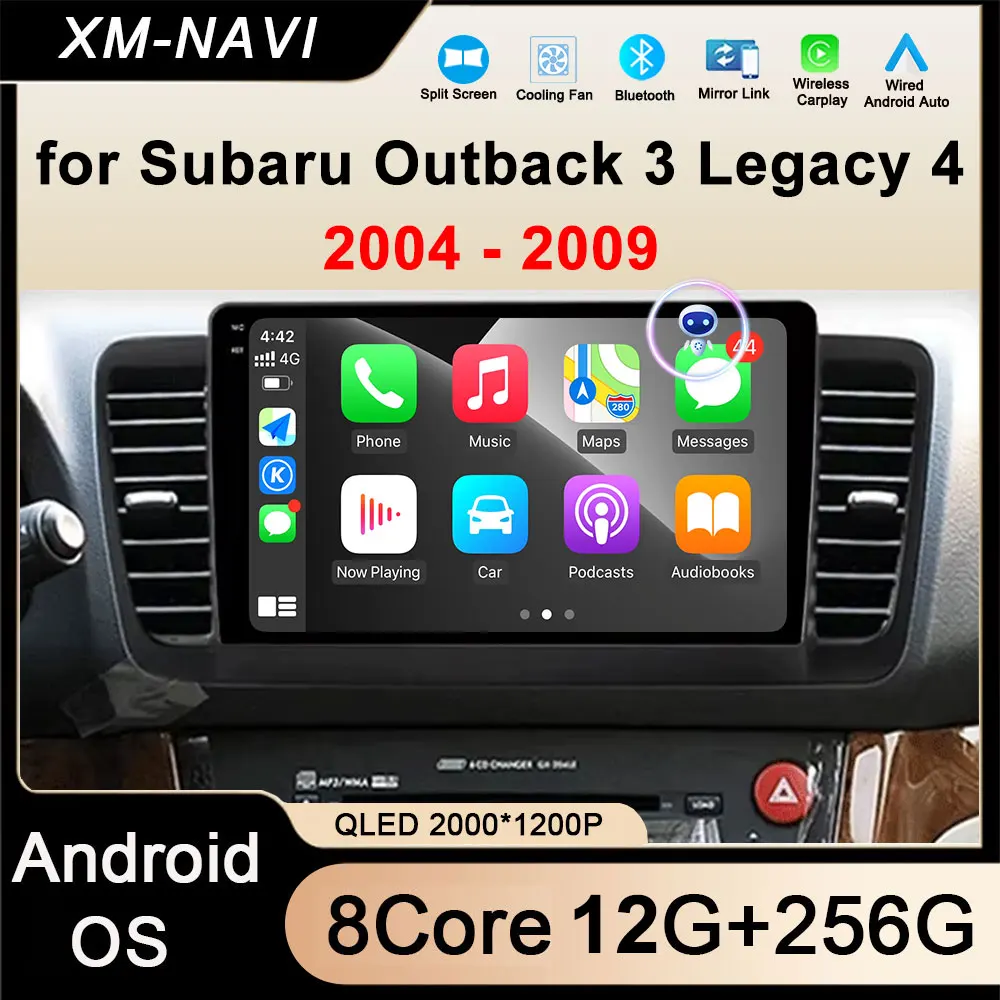 Android 16 For Subaru Outback 3 Legacy 4 2004 2005 2007 2008 2009 Car ...