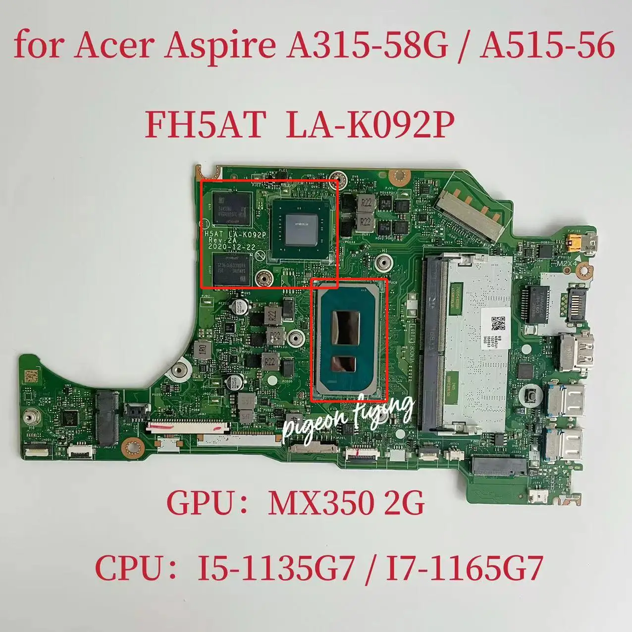 A315-58G-mainboard-para-acer-aspire-A515-56-computador-port-til-placa-m ...