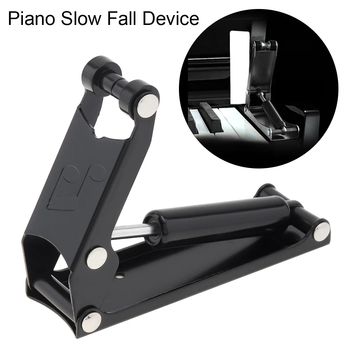 Metal-Piano-Slow-Fall-Device-Anti-Pinching-Fingers-Piano-Cover-Ease ...