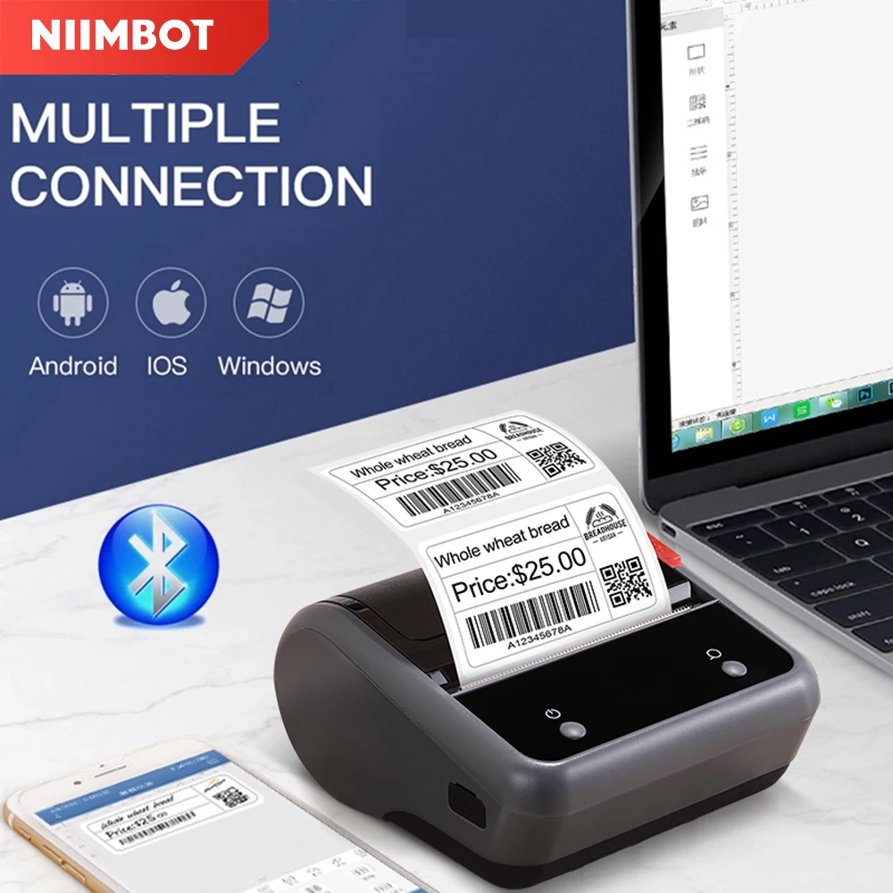 Niimbot-B3S-B31-Wireless-Label-Printer-3-Inch-Thermal-Business-Jewelry ...