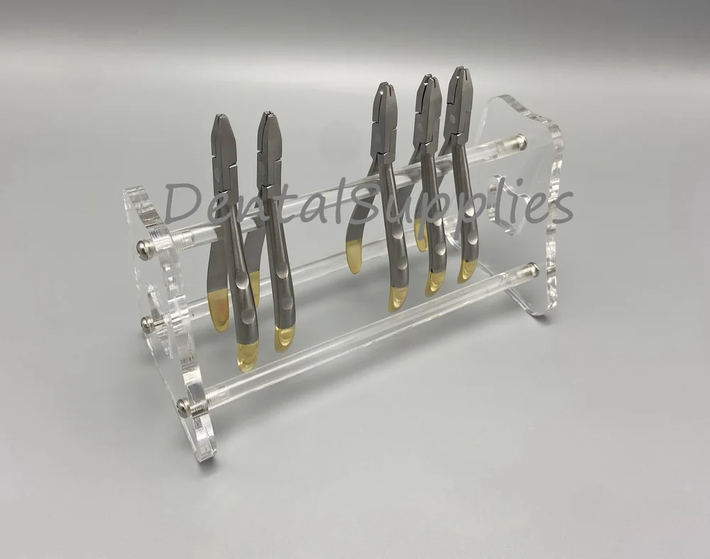 1Pcs Dental Forceps Shelf Clear Acrylic Instrument Rack Pliers Shelf ...