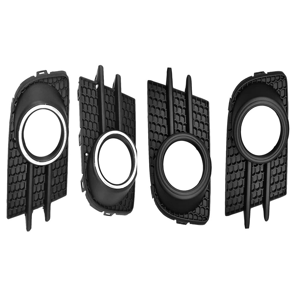 2Pcs Left Right Front Bumper Grille Fog Light Grill Fog Lamp Frame ...