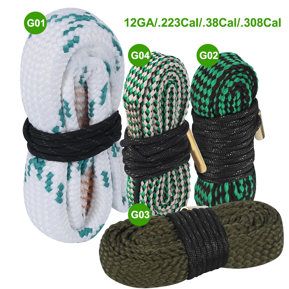 Gun-Cleaning-Kit-Tool-Rifle-Barrel-Calibre-Rope-22-38-308Cal-12GA-Rifle ...