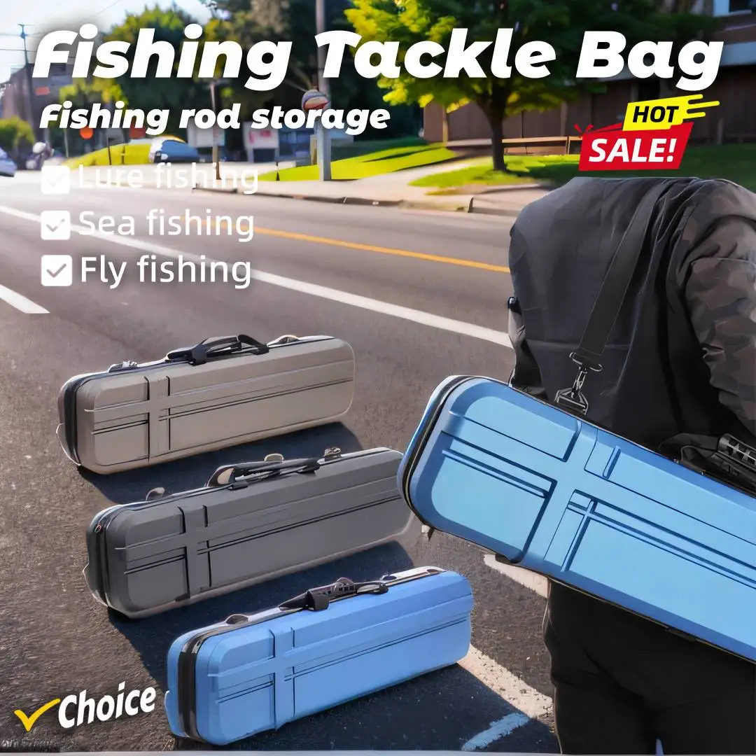 Fishing-Pole-Bag-Carrying-Bag-Hard-Shell-Portable-EVA-Fishing-Rod-Case ...