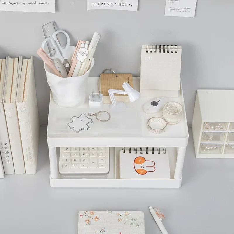 Multifunctional-Shelves-Double-layer-Storage-Shelf-Desktop-Storage-Rack ...