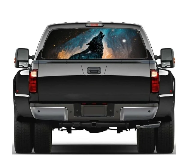 wolf-animal-ar-Window-Stickers-Vinyl-Translucent-Graphic-Accessories ...