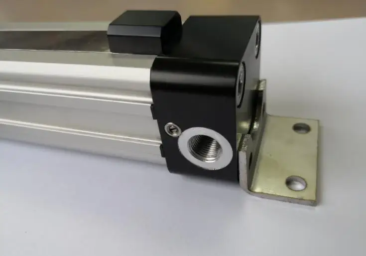 2PCS-OSP-Series-Pneumatic-Air-Rodless-Cylinder-Mounting-Foot-LB-Bracket ...