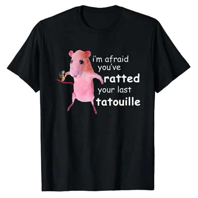 Funny-Pink-Rat-I-m-Afraid-You-ve-Ratted-Your-Last-Tatouille-T-Shirt ...