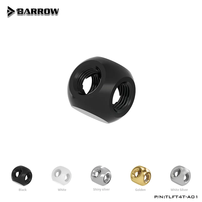 BARROW G1/4" 4 Way Cubic Connector,Fluid Distributor,Computer Water ...